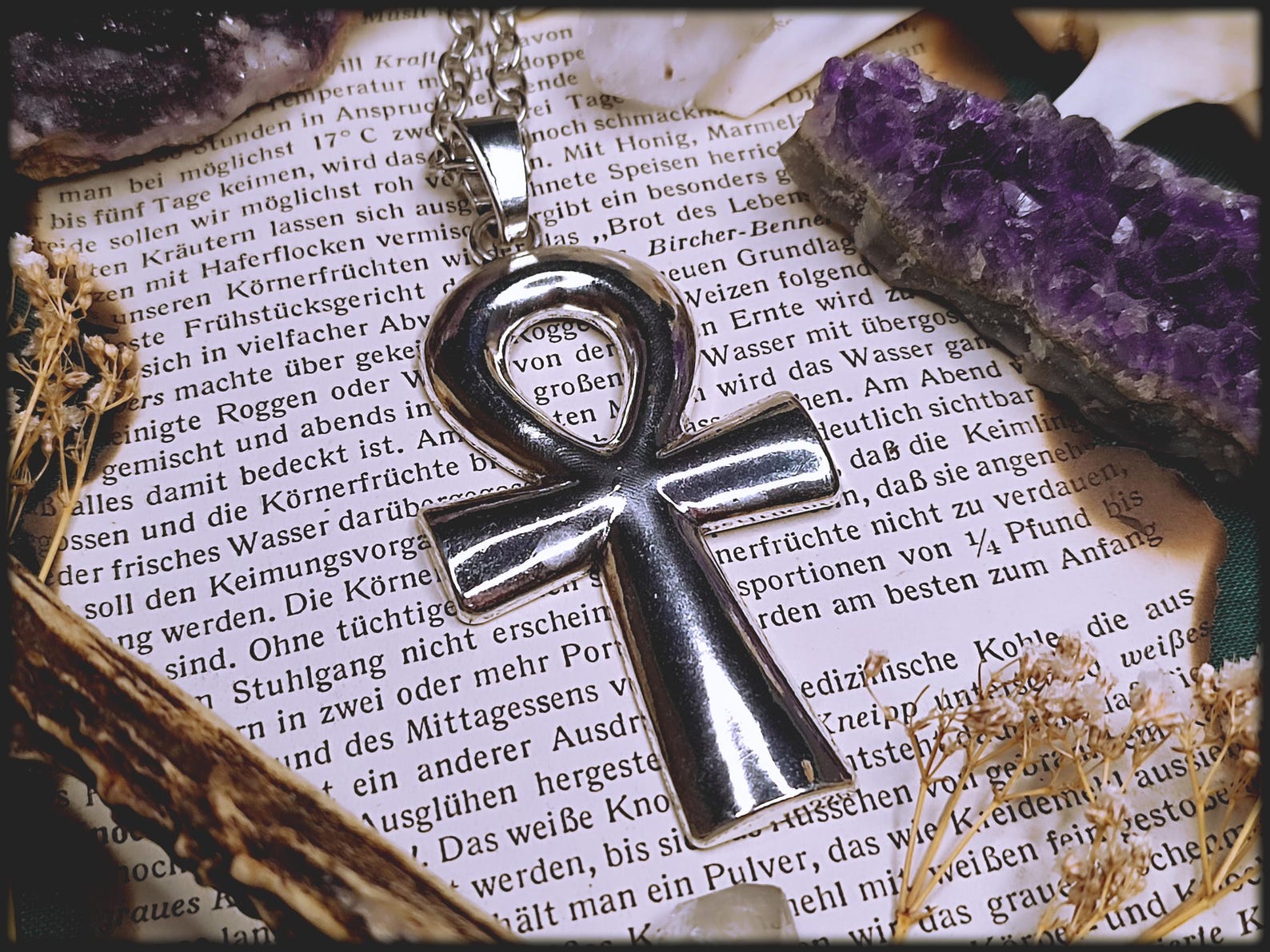 Massive Ankh Necklace / Symbol of Life, Eye of Horus, Protective Symbol ...