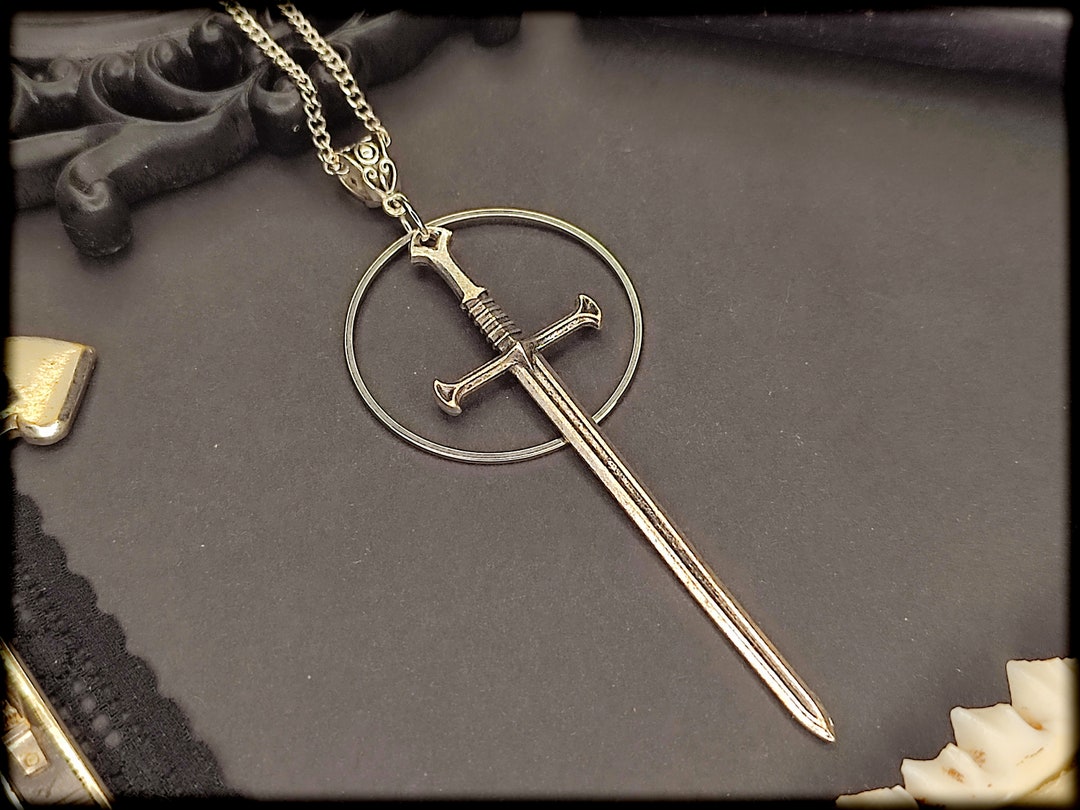 Occult Sword Necklace in 2 Colors // Occult Jewellery, Witch Necklace ...