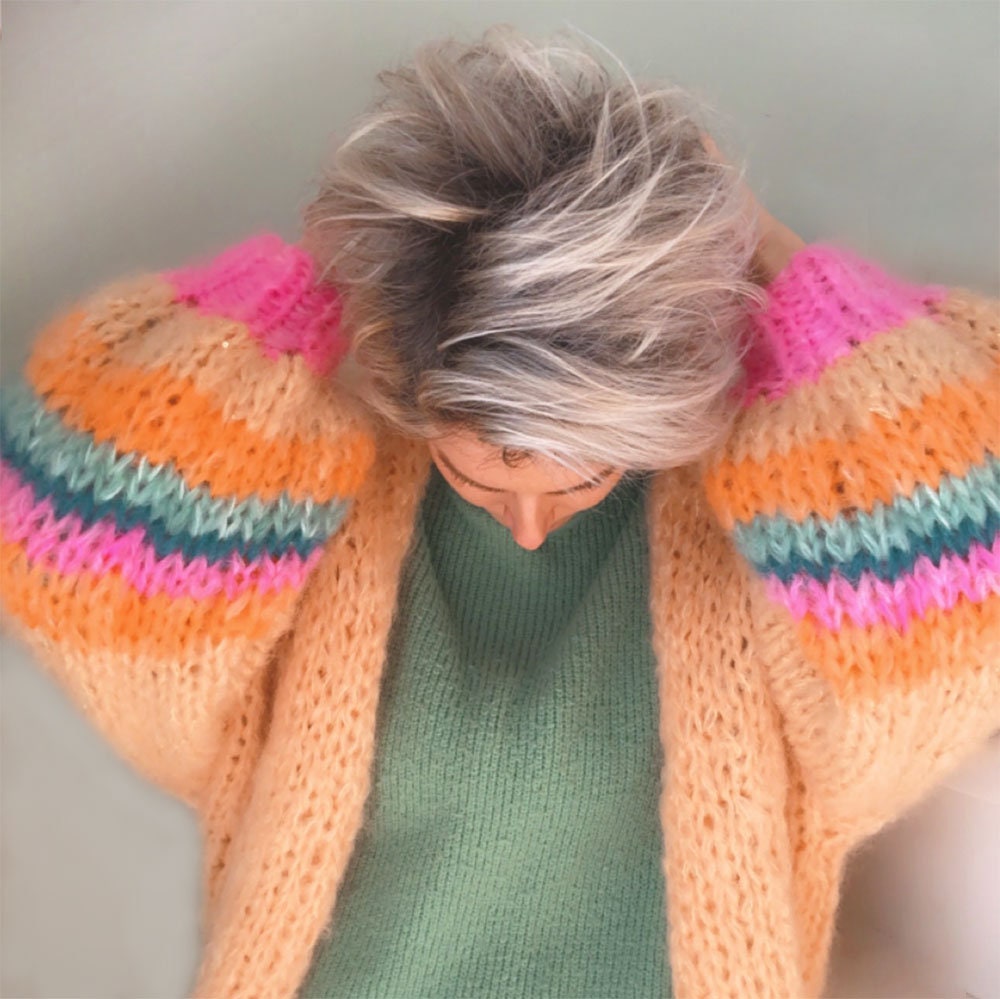 English Knit Pattern - MYPZ Basic Chunky Cardigan (ENG) - Etsy UK