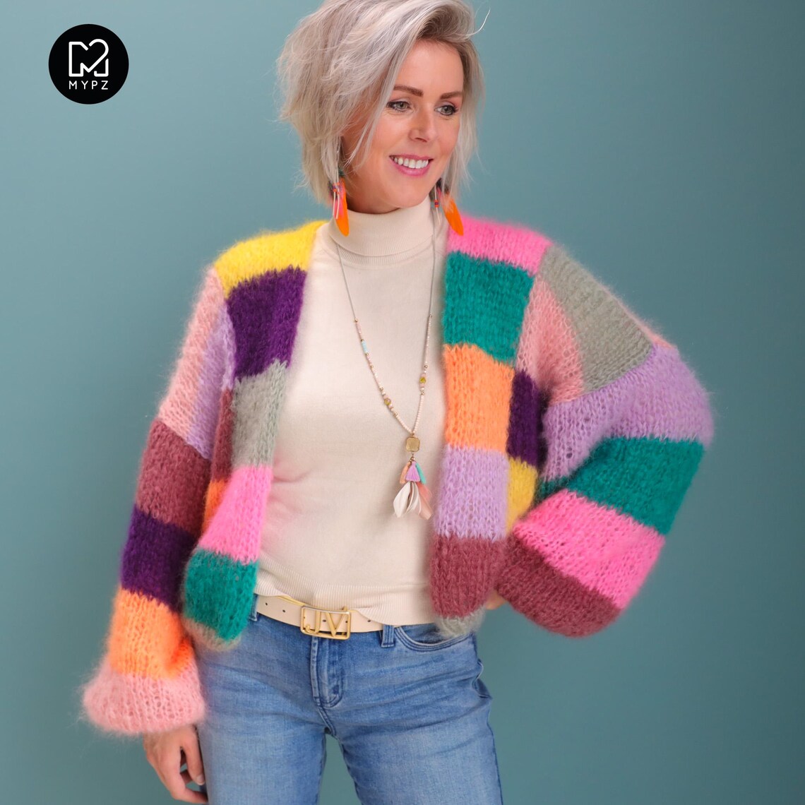 Knitting Pattern – MYPZ Short Light Mohair Cardigan Harper No10 (ENG ...
