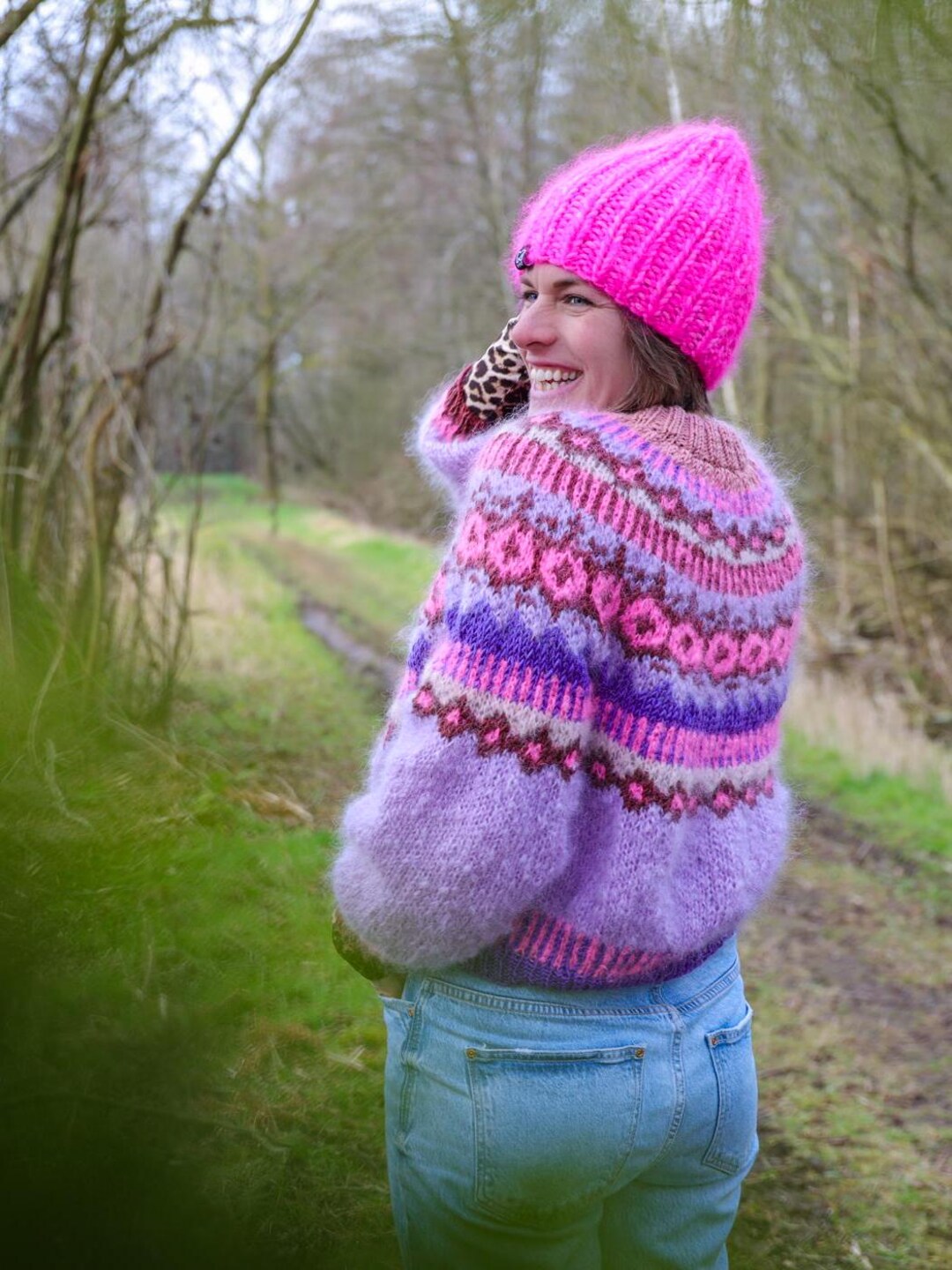 Dutch Knitting Pattern – MYPZ Nordic Top-down Sweater True Love No6 - Etsy