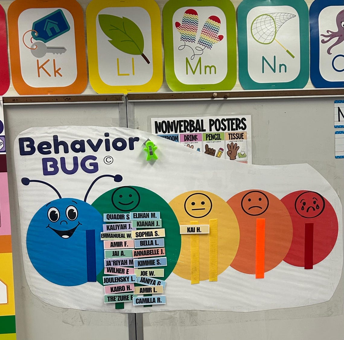 Extra Large Behavior Bug Classroom Behavior Management Poster (18"x 36 ...