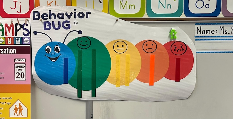 Extra Large Behavior Bug Classroom Behavior Management Poster (18"x 36 ...