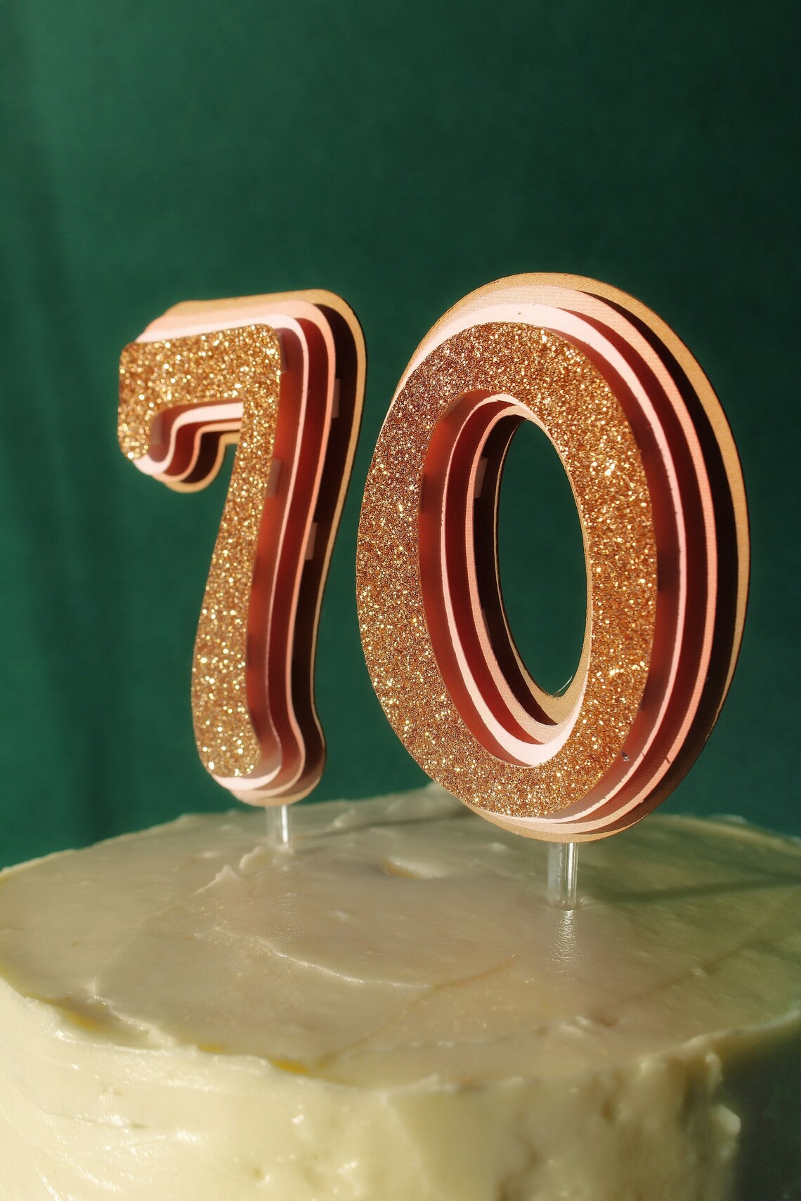 3D Number Cake Topper - Etsy