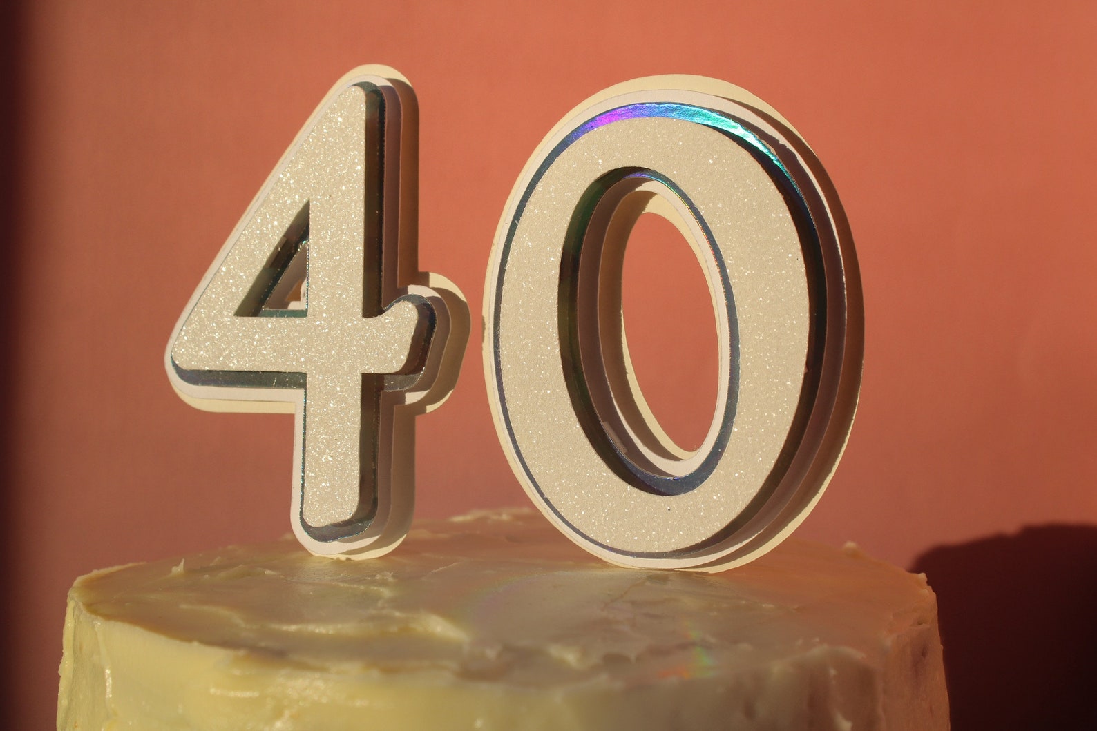3D Number Cake Topper - Etsy