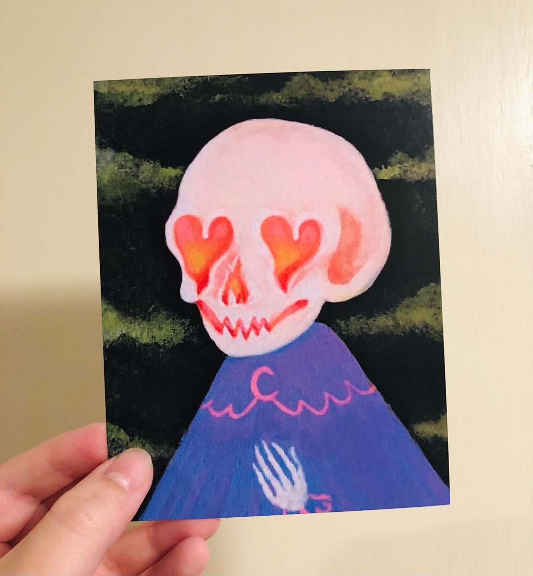 Heart Eyes (mini Print) - Etsy