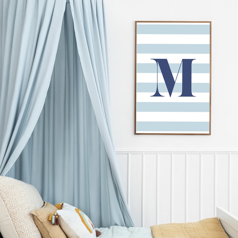 Initial Wall Art - Etsy