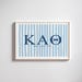 Kappa Alpha Theta Art, Sorority Wall Art, Theta Print, Theta Wall Art ...
