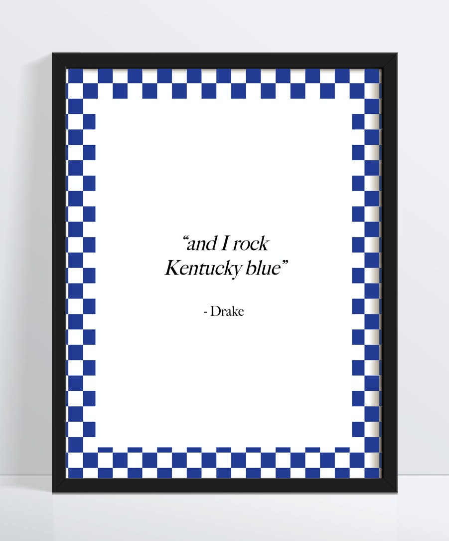 Kentucky Print, College Wall Art, Wildcats Print, UK Wall Art, Dorm ...
