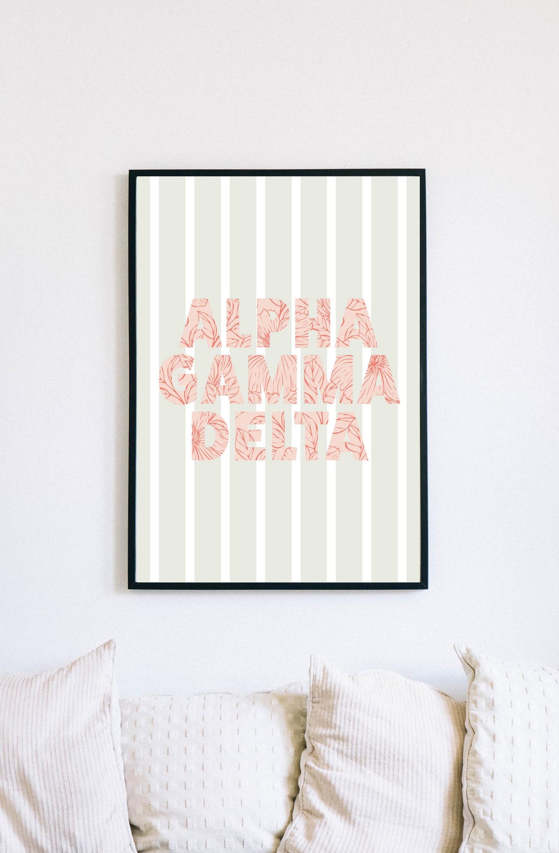 Alpha Gamma Delta Art, Sorority Wall Art, AGD Print, AGD Wall Art ...