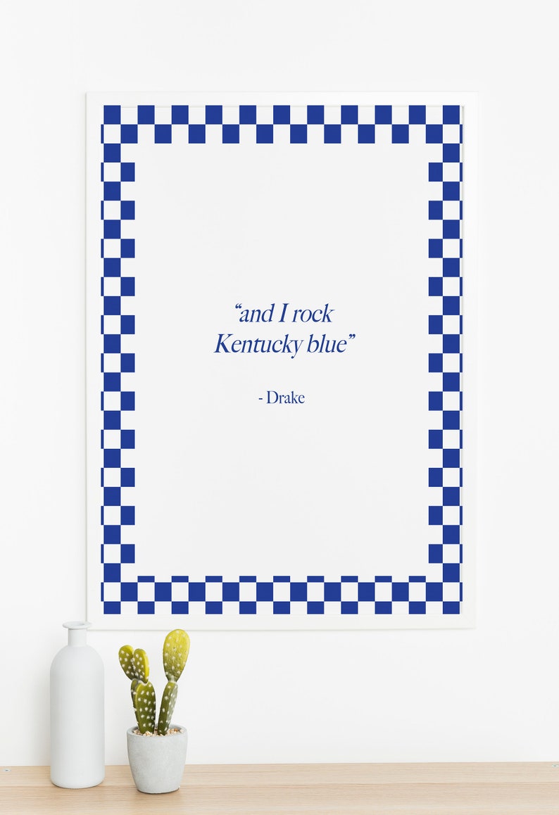 Kentucky Print, College Wall Art, Wildcats Print, UK Wall Art, Dorm ...