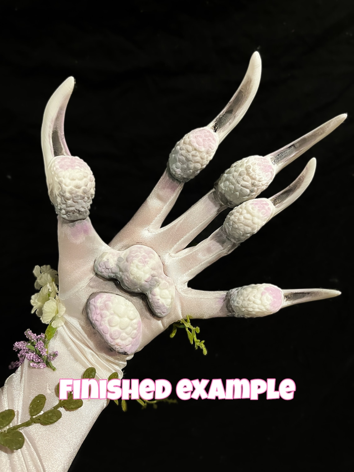 3D Printed Canine Fursuit Claws: Monster Werewolf Paws (set of 10) - Etsy