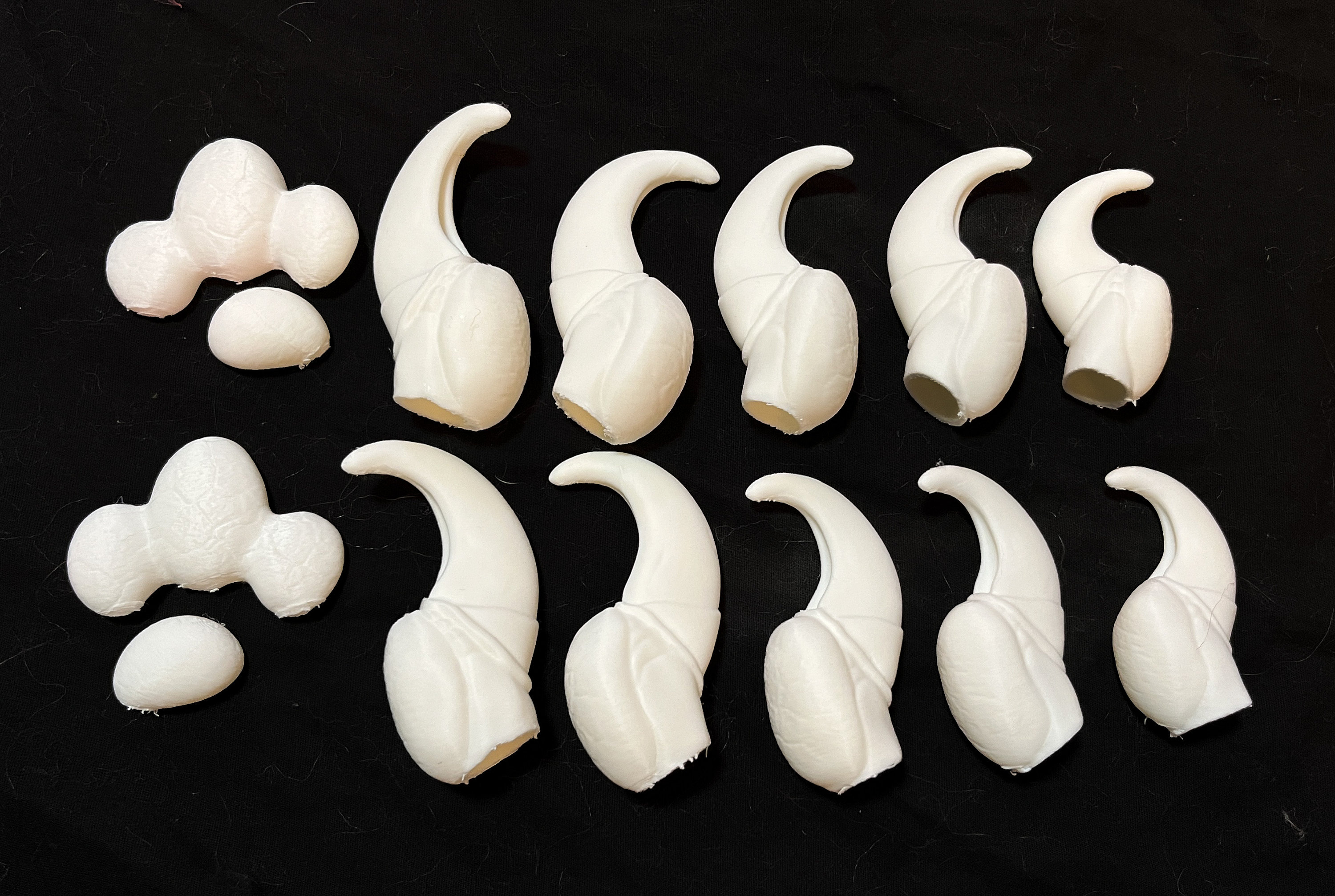 3D Printed Cat Claws: Fursuit Monster Paws (set of 10) - Etsy
