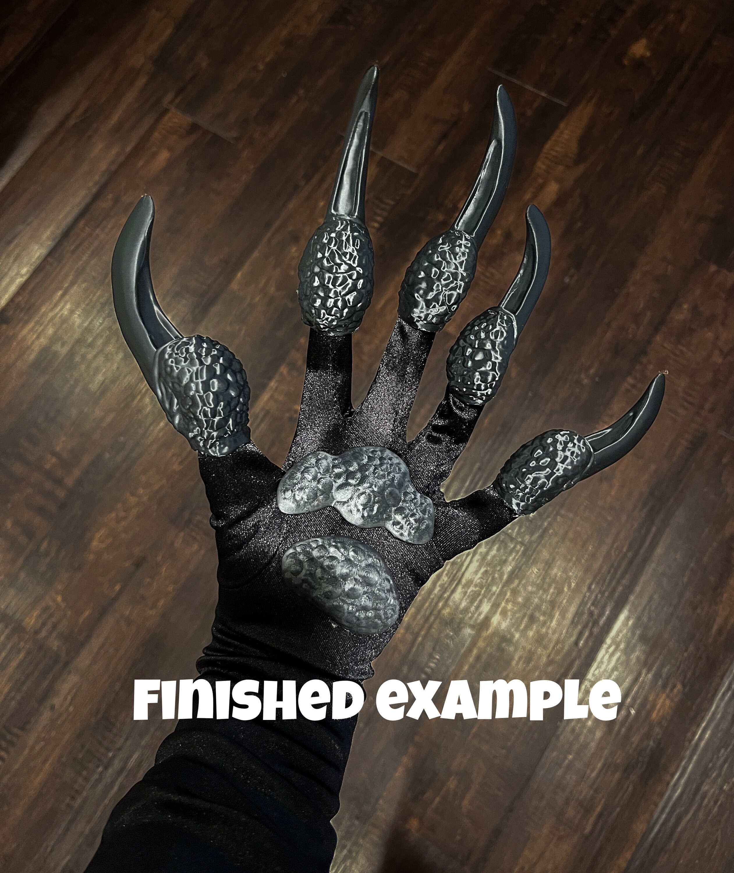 3D Printed Canine Fursuit Claws: Monster Werewolf Paws (set of 10) - Etsy