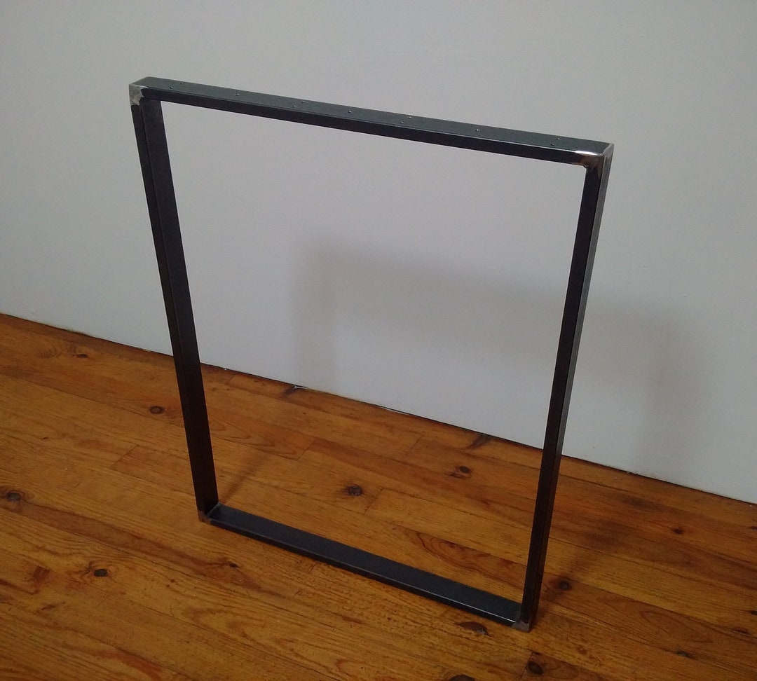 Custom Metal Rectangle Table Leg Industrial & Artisanal Style Single - Etsy