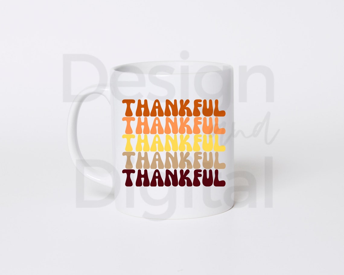 Thankful SVG Thankful Design Thanksgiving SVG Fall SVG - Etsy