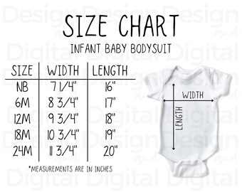 4400 Size Chart - Etsy