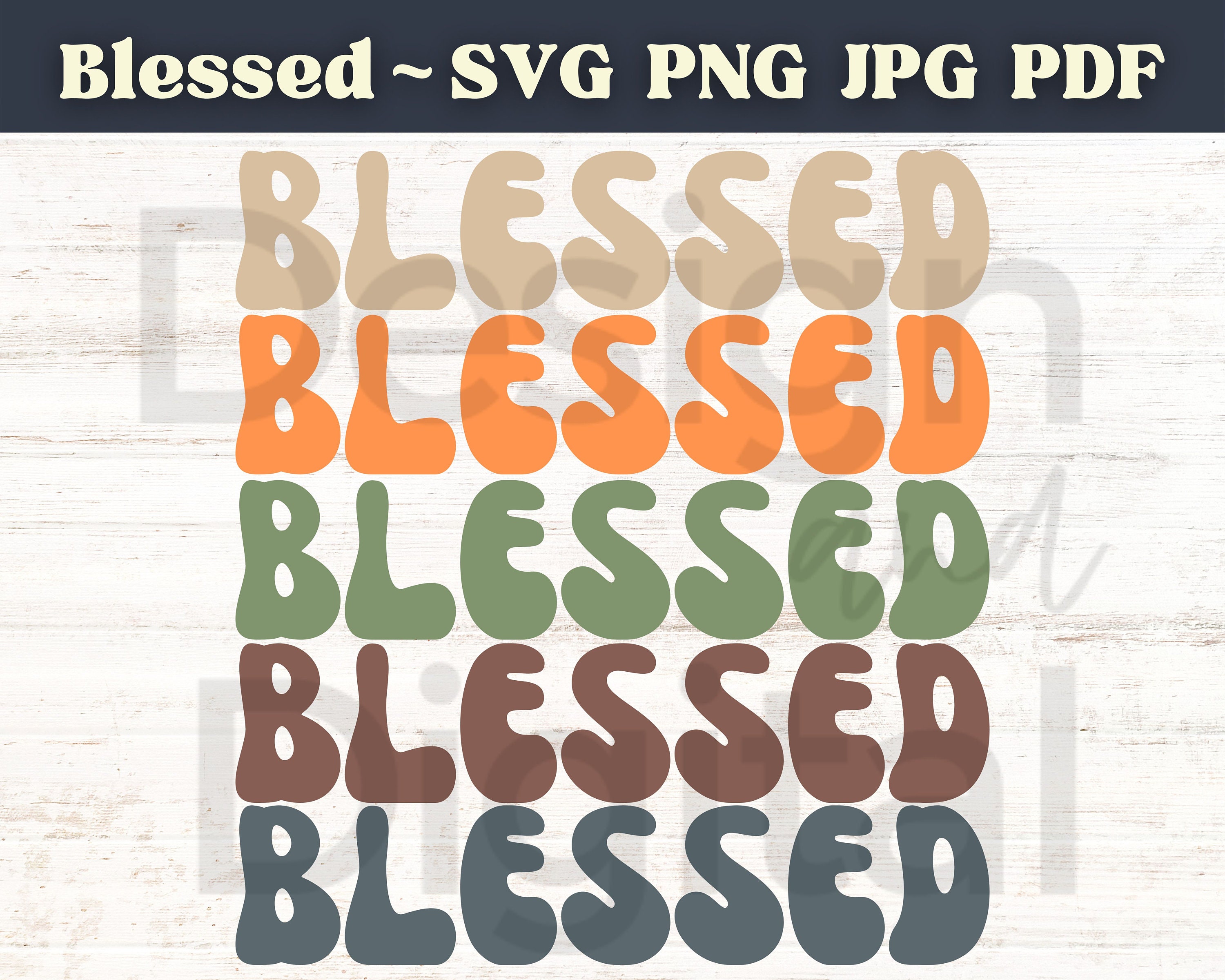 Blessed SVG Blessed Design Thanksgiving SVG Fall SVG Fall Design ...