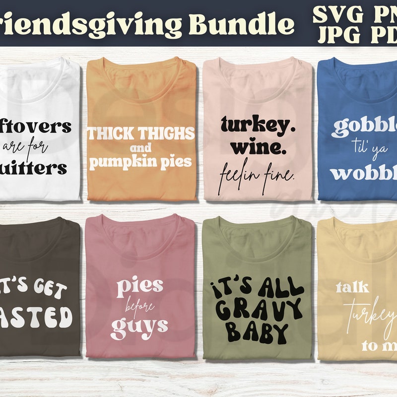 Friendsgiving Svg - Etsy