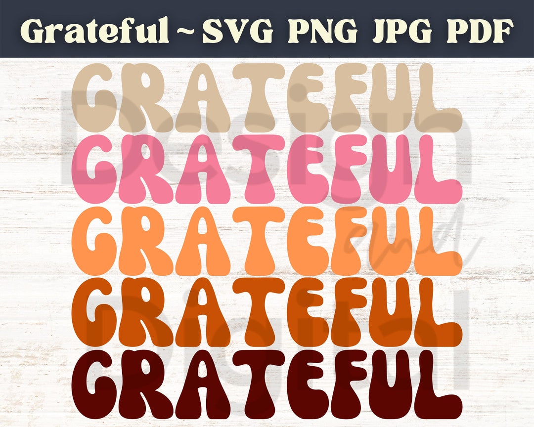 Grateful SVG | Grateful Design | Thanksgiving SVG | Fall SVG | Fall ...