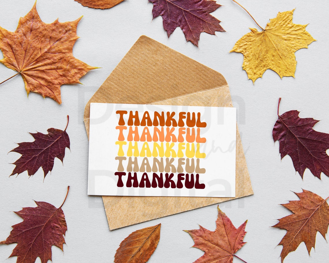 Thankful SVG Thankful Design Thanksgiving SVG Fall SVG - Etsy