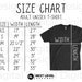 Next Level 3600 Size Chart Next Level Adult Unisex T-shirt Size Chart ...