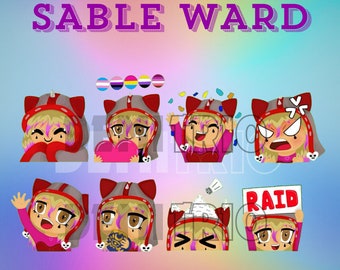 Cute Sable Ward DBD Stream Overlay for OBS Dead by Daylight Scene ...