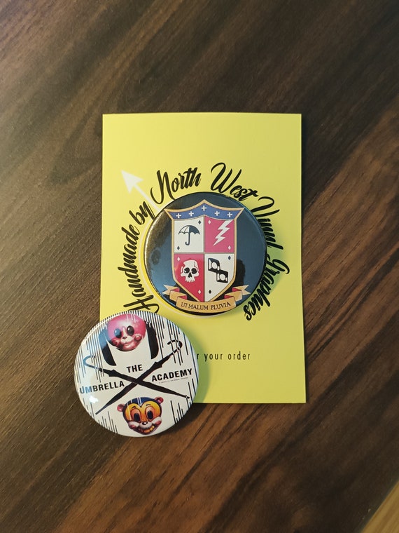 The Umbrella Academy Button Badge Pin Netflix TV Show Comic | Etsy