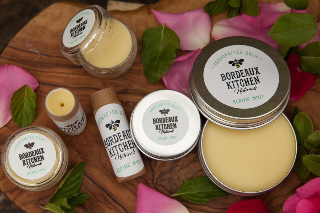 Alpine Mint Balm: Organic Tallow Beeswax Moisturizing Balm for Dry Skin ...