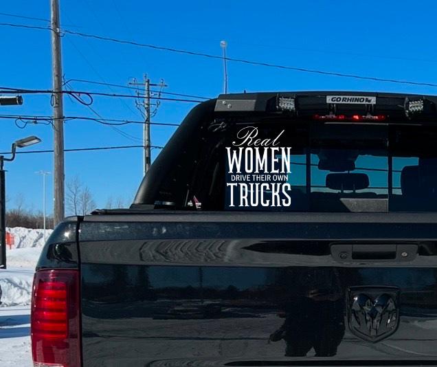 Real Women Drive Their Own Trucks Decal - Etsy