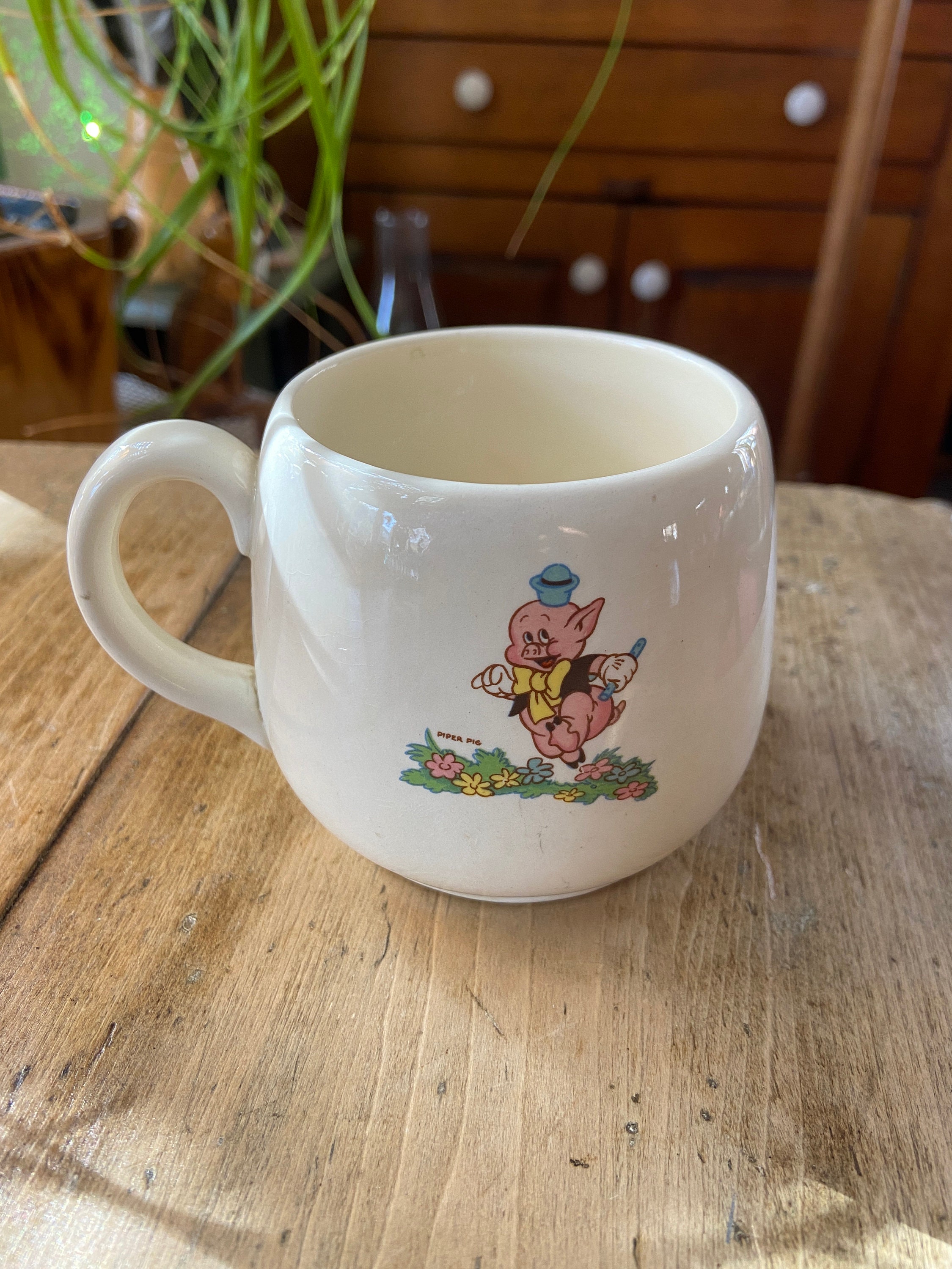 Vintage Beswick Disney Child's Ceramic Mug, Bambi / Thumper / Piper Pig ...