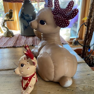 Vintage Kimple Mold Ceramic Reindeer, Set of Two, 1980s, Rare - Etsy