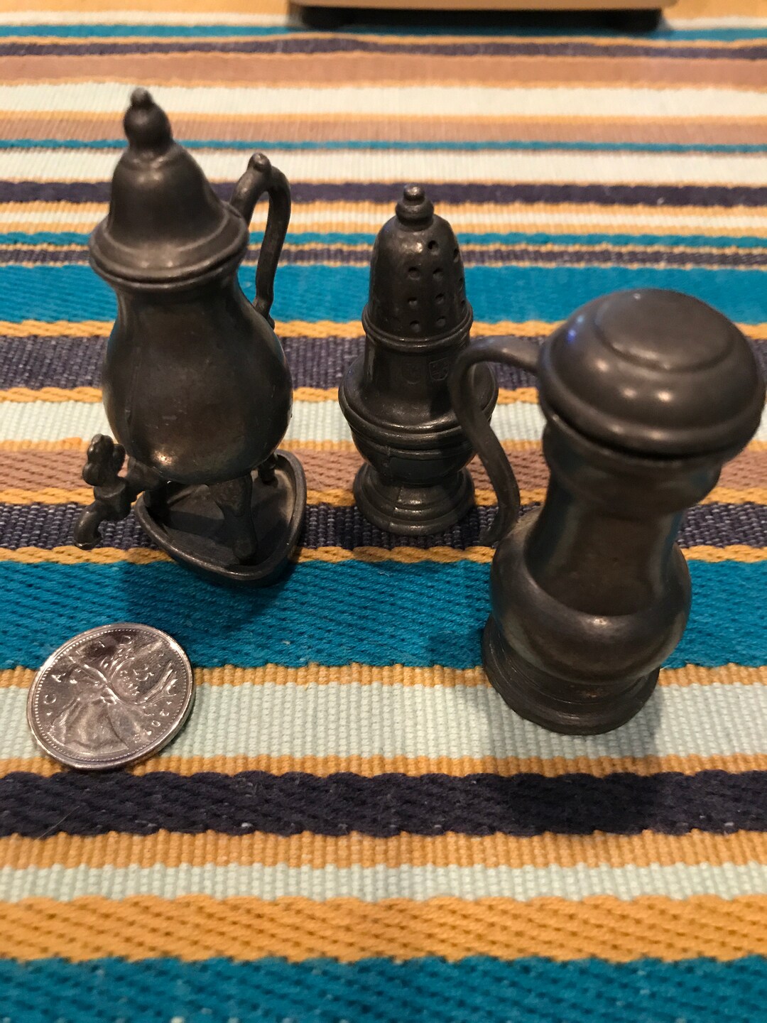 SALE 10.00 OFF Vintage Holland Dutch Pewter Dollhouse Miniatures - Etsy