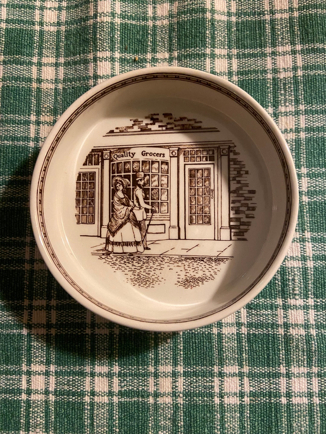 Vintage Adams Real English Ironstone Trinket / Ring / Pin Dish, England ...