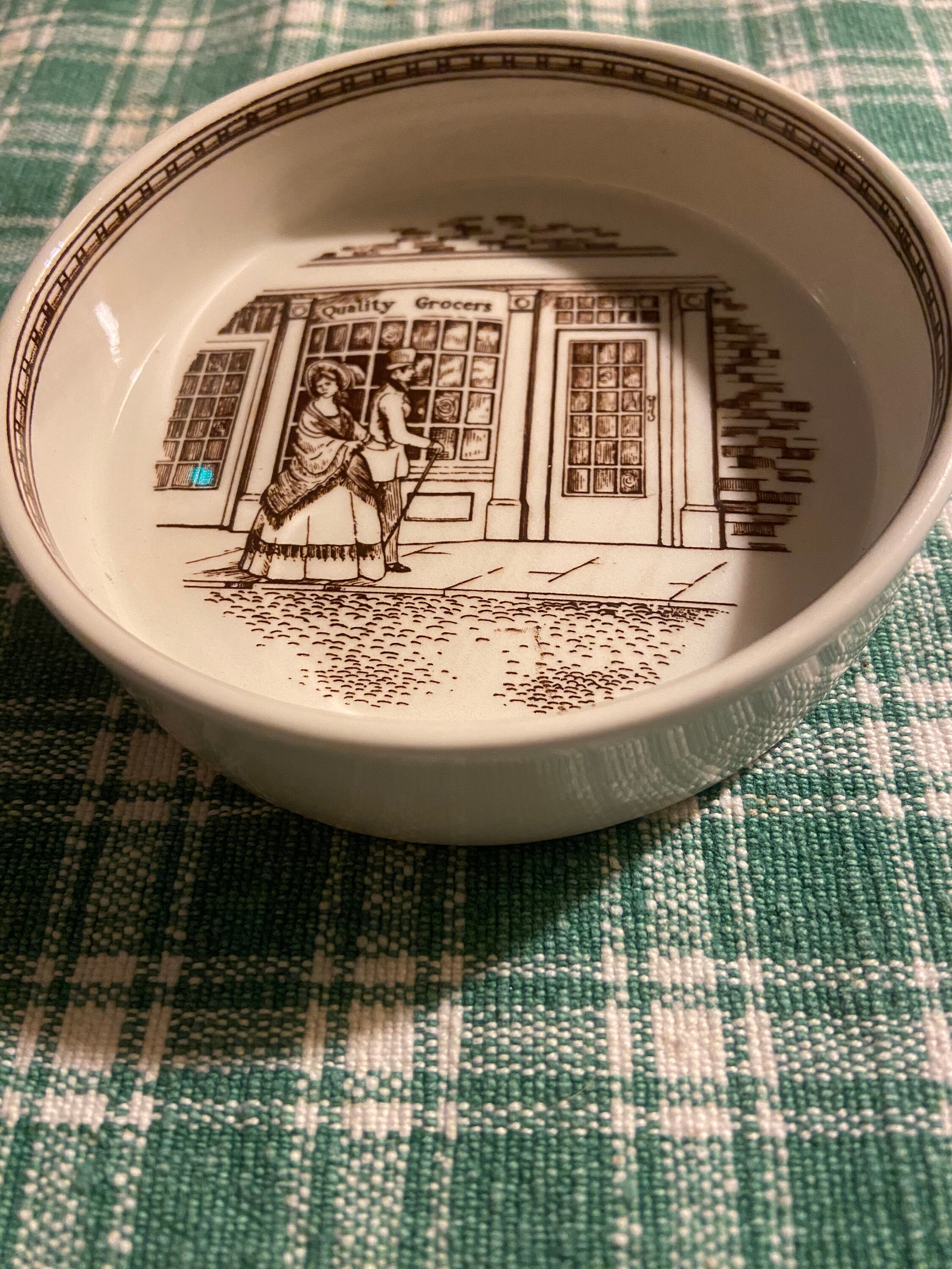 Vintage Adams Real English Ironstone Trinket / Ring / Pin Dish, England ...