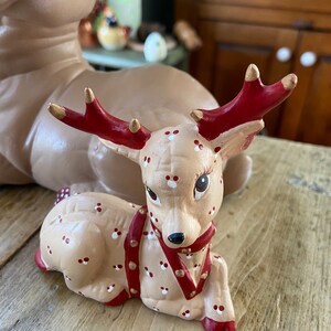 Vintage Kimple Mold Ceramic Reindeer, Set of Two, 1980s, Rare - Etsy