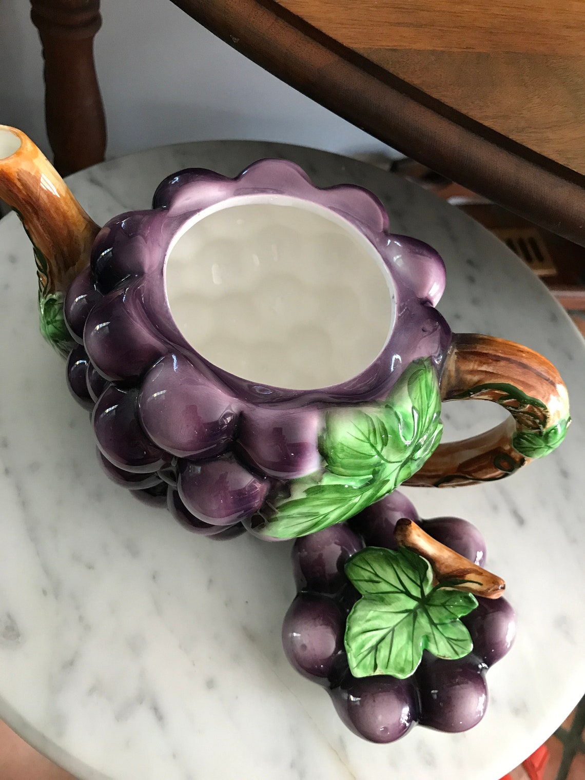 Rare vintage Lefton grape cluster teapot 1960s Japan | Etsy