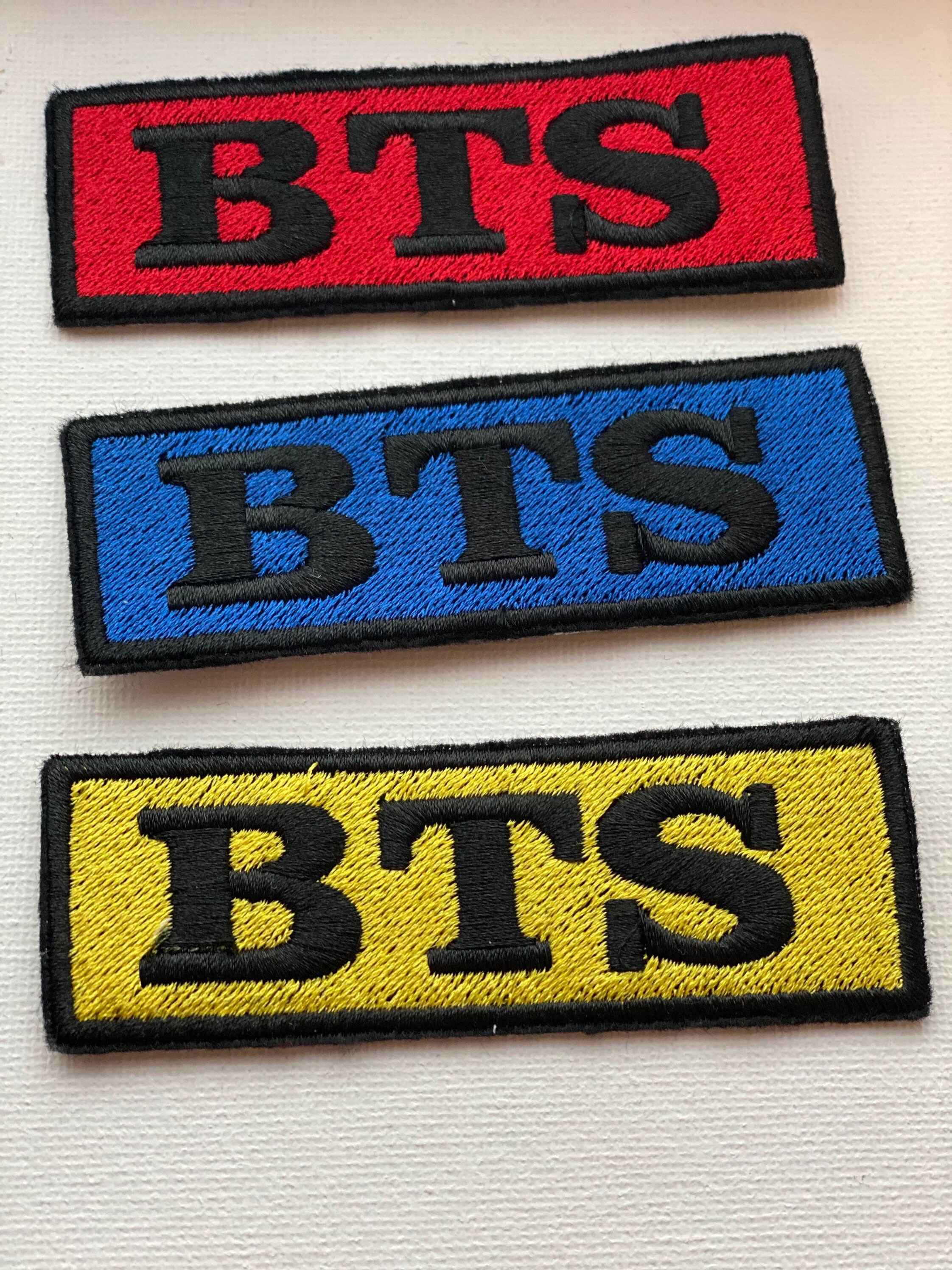 BTS Embroidered Patches Iron / Sew on Patches Kpop Patches - Etsy