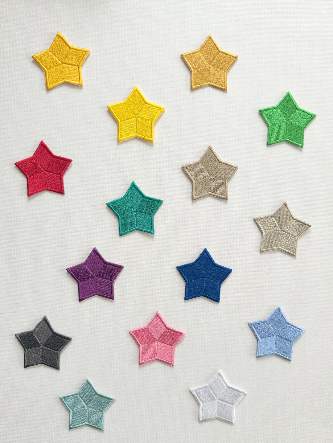 Star Embroidered Patches, Sew on Patches, Patches, Embroidered Patches ...