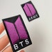 Bts and Army Logo Embroidered Patches, Iron / Sew on Patches, Kpop ...