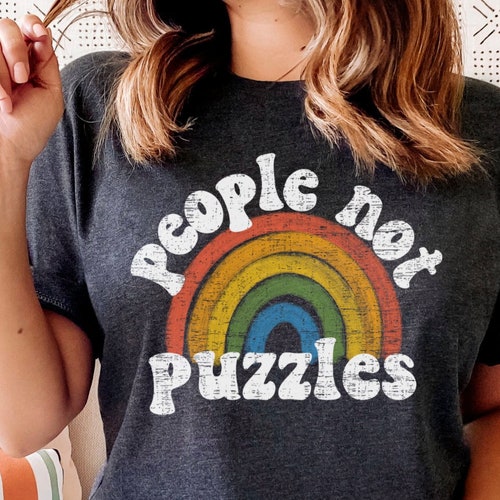 People Not Puzzles Inclusion Shirt Neurodiversity Shirt Autism | Etsy