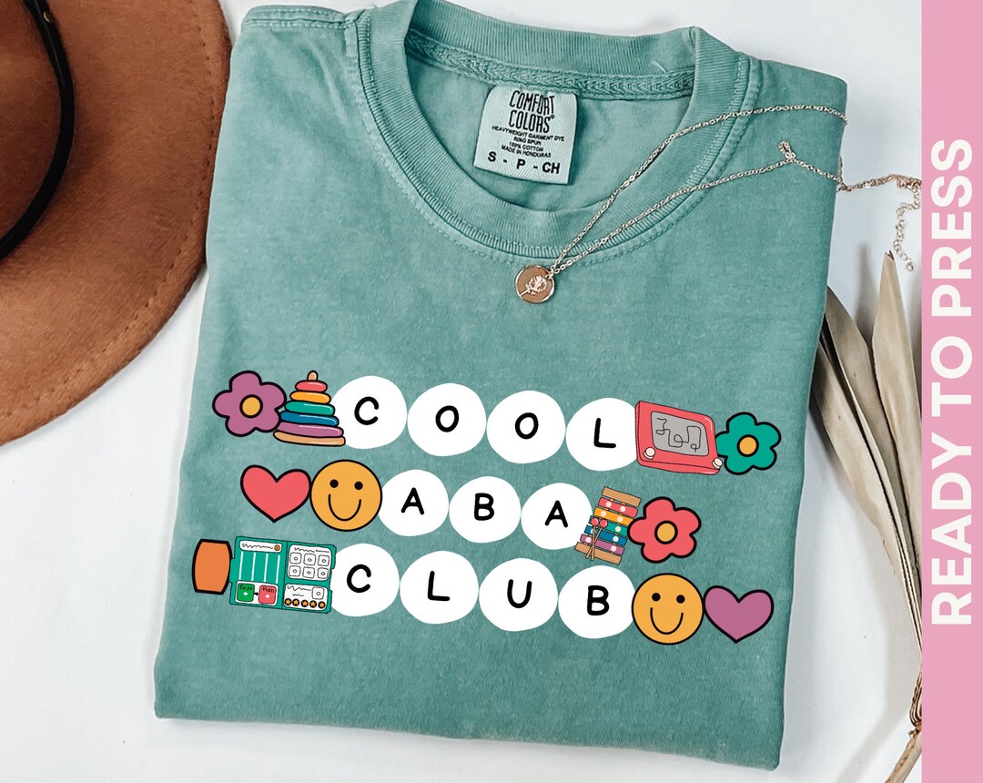 Bcba Ready to Press RBT Dtf Transfer Aba Transfer for Shirt Behavior ...