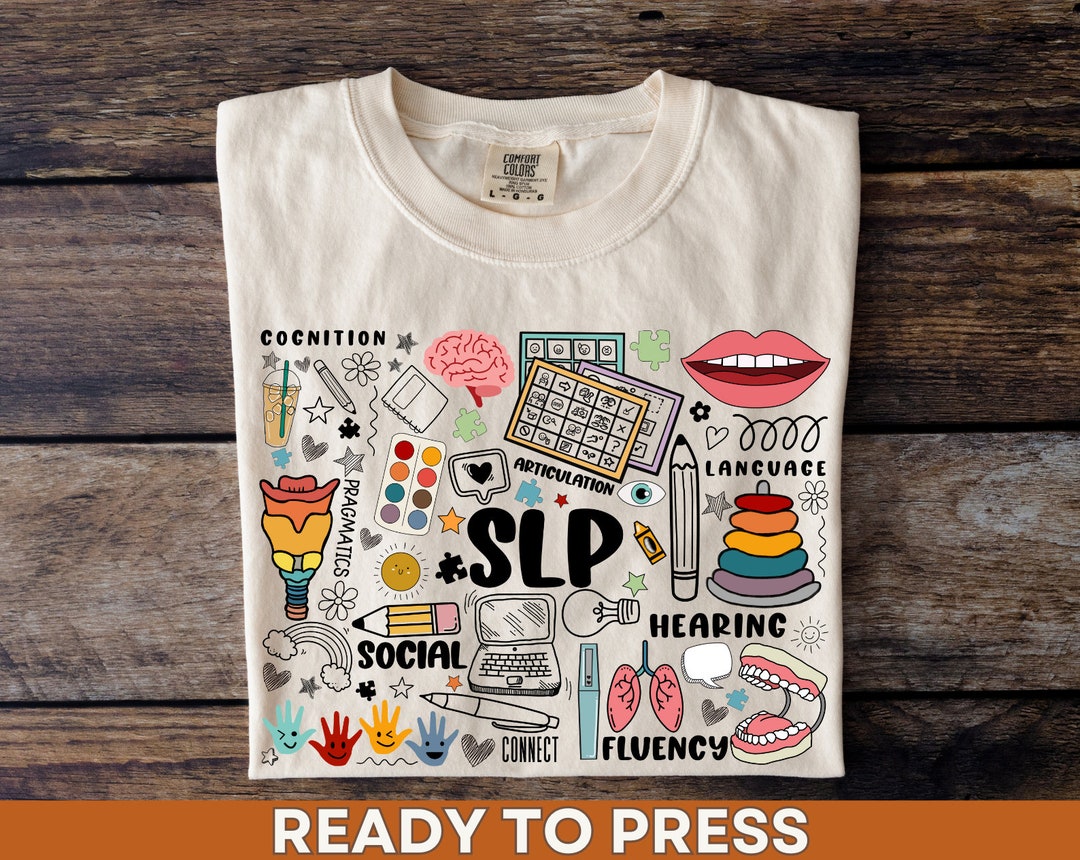 SLP Ready to Press Transfer Speech Language Path Dtf Transfers Ready to ...