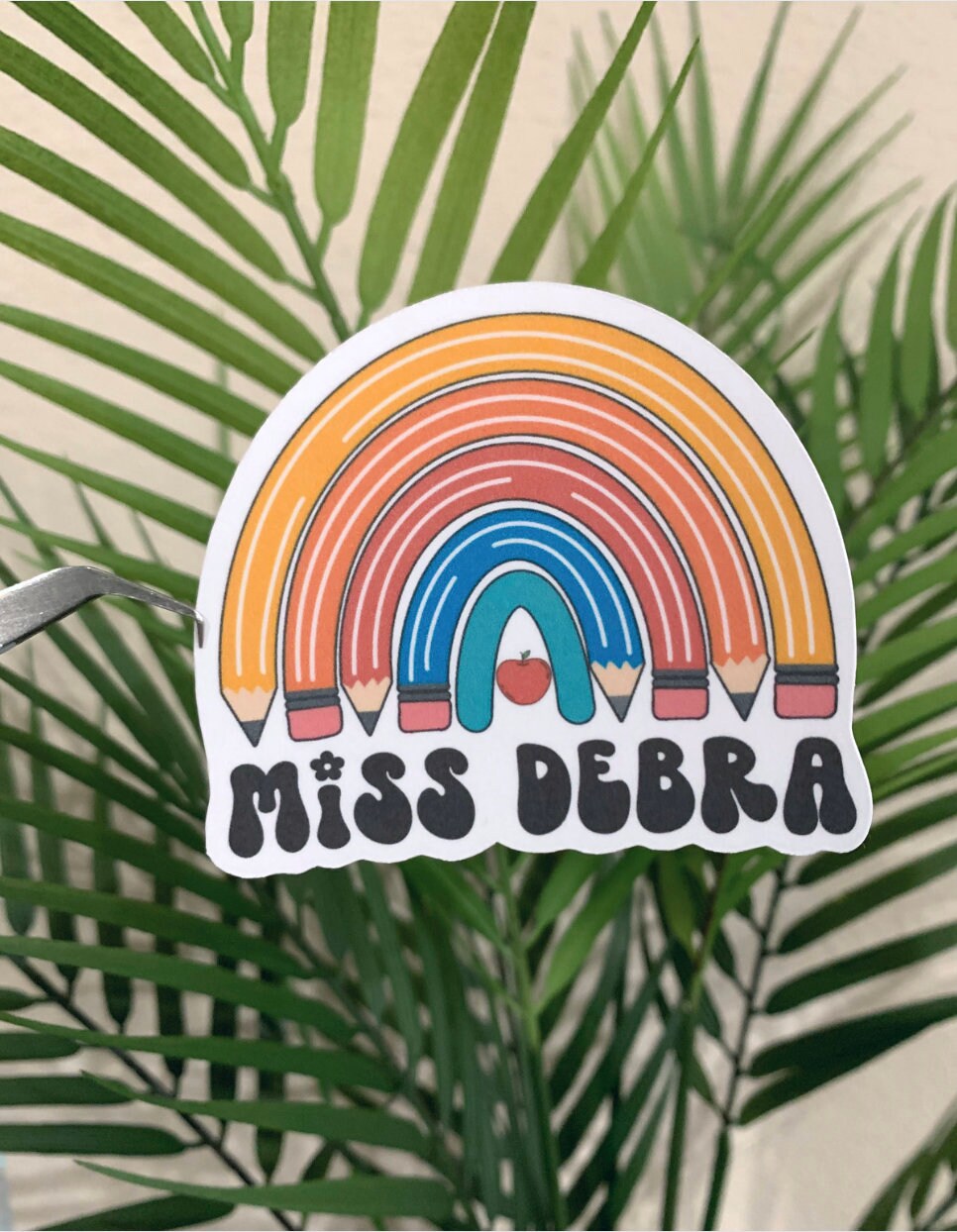 Art Teacher Sticker Teacher Name Sticker End of the Year - Etsy