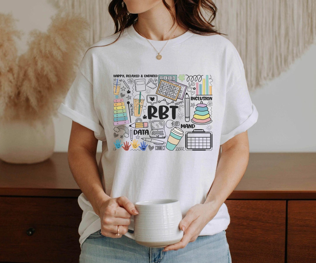 Rbt Shirts Registered Behavior Technician Behavior Therapist - Etsy