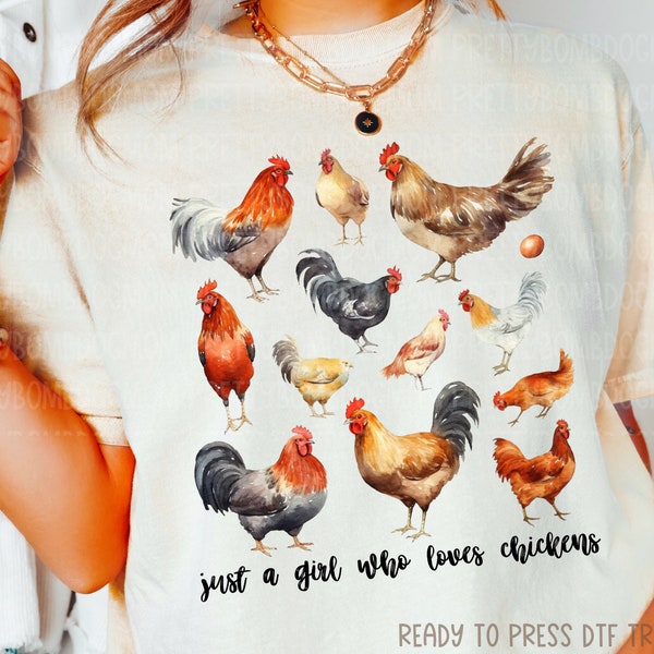 Chicken Heat Transfer - Etsy