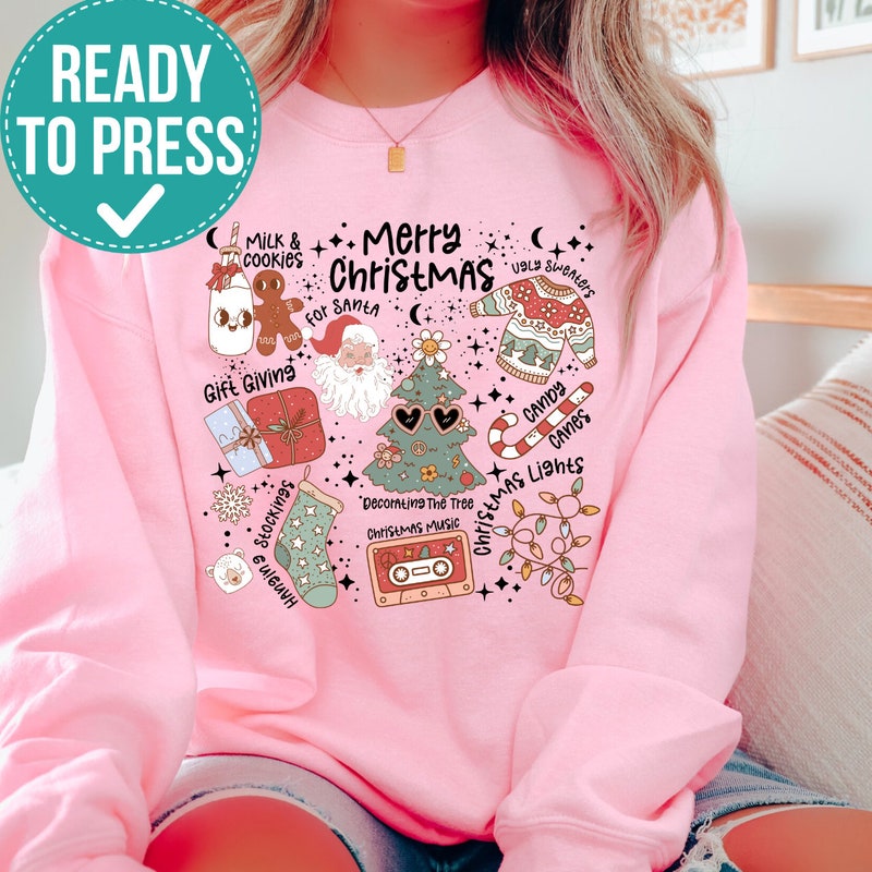 Christmas Screen Print Transfers Ready for Press - Etsy