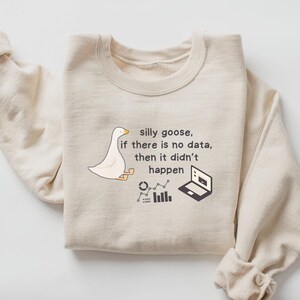 Silly Goose Bcba Sweatshirt Behavior Analyst Sweatshirt Bcba Crewneck Aba Sweatshirt Rbt ...