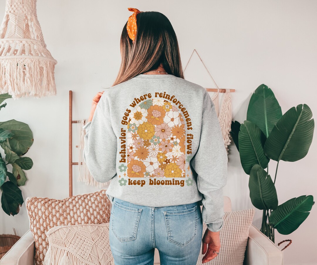 Aba Sweatshirt Bcba Shirt Rbt Shirts Behavior Analyst Aba Therapy ...