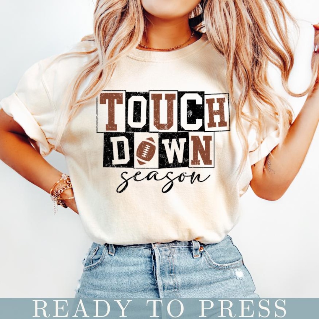 Touchdown Season DTF Transfer Football Mom Ready to Press Game Day ...